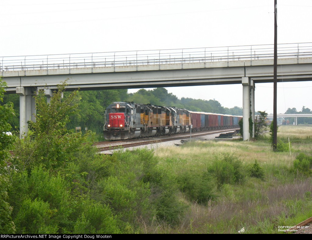 UP Loaded Rock Train